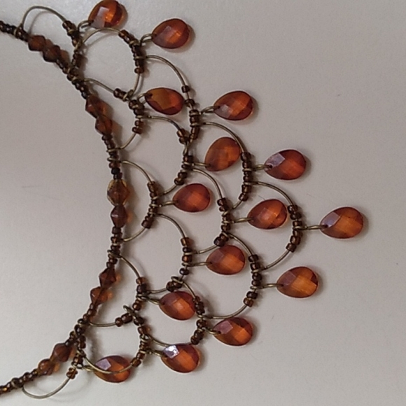 Saks Fifth Avenue | Jewelry | Vintage Amber Coker Bead Necklace | Poshmark